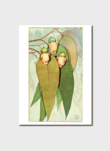 May Gibbs Art Card - 'Gumnut Babies' front cover – Paper Parrot