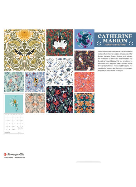 Catherine Marion: Folklore and Flora Wall Calendar 2026 – Paper Parrot