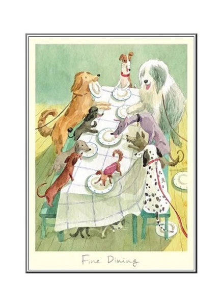 Two Bad Mice Card - Fine Dining – Paper Parrot