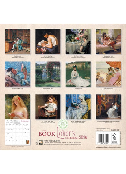 The Book Lover's Wall Calendar 2026 – Paper Parrot