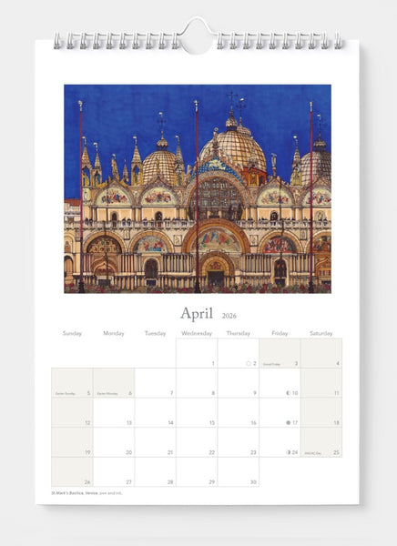 Desmond Freeman Wall Calendar 2026 – Paper Parrot