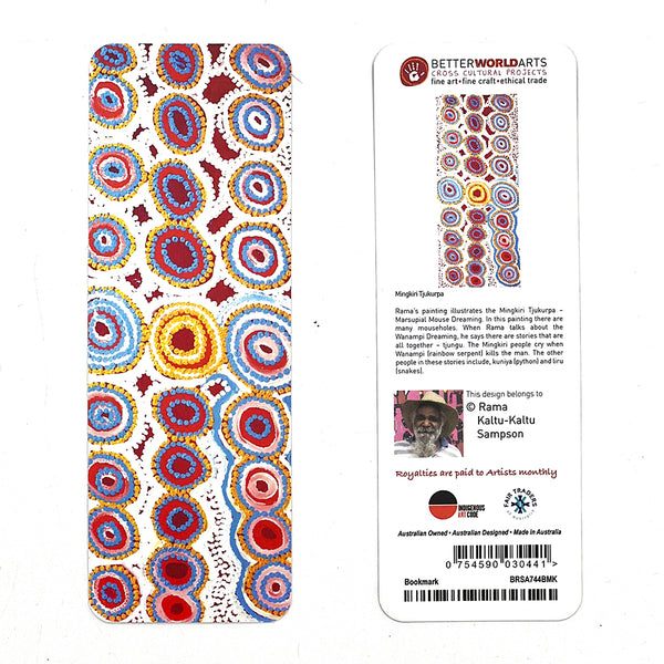 BWA Bookmark - Rama Kaltu-Kaltu Sampson - Mingkiri Tjukurpa – Paper Parrot